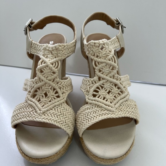 Sun Stone | Shoes | Sun Stone Women Boho Wedges Platform Crochet ...